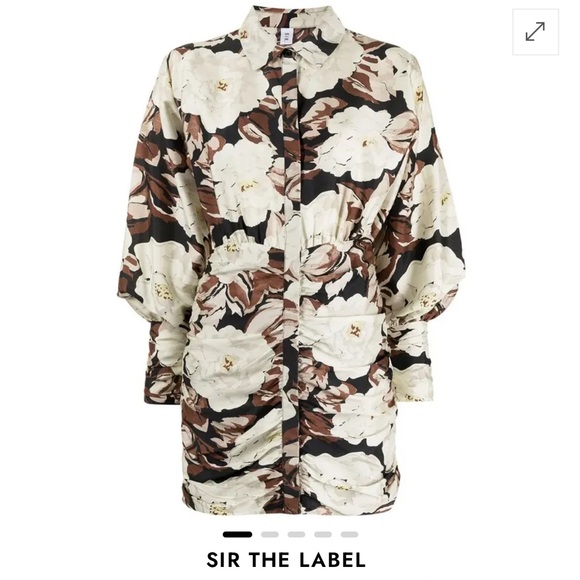 SIR the label | Dresses | Sir The Label Floralprint Shirtdress | Poshmark